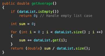 Solved Need help correcting an error with my methodThis is | Chegg.com