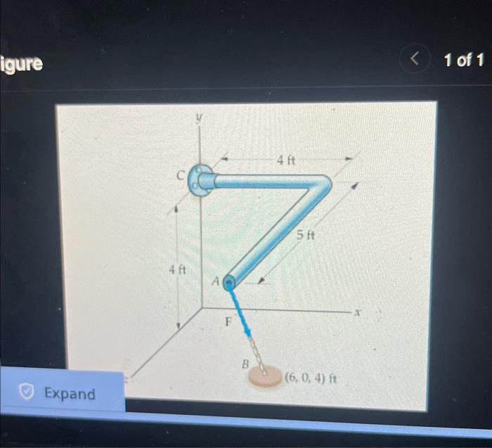 [Solved]: The two segments of the L-shaped bar are paralle