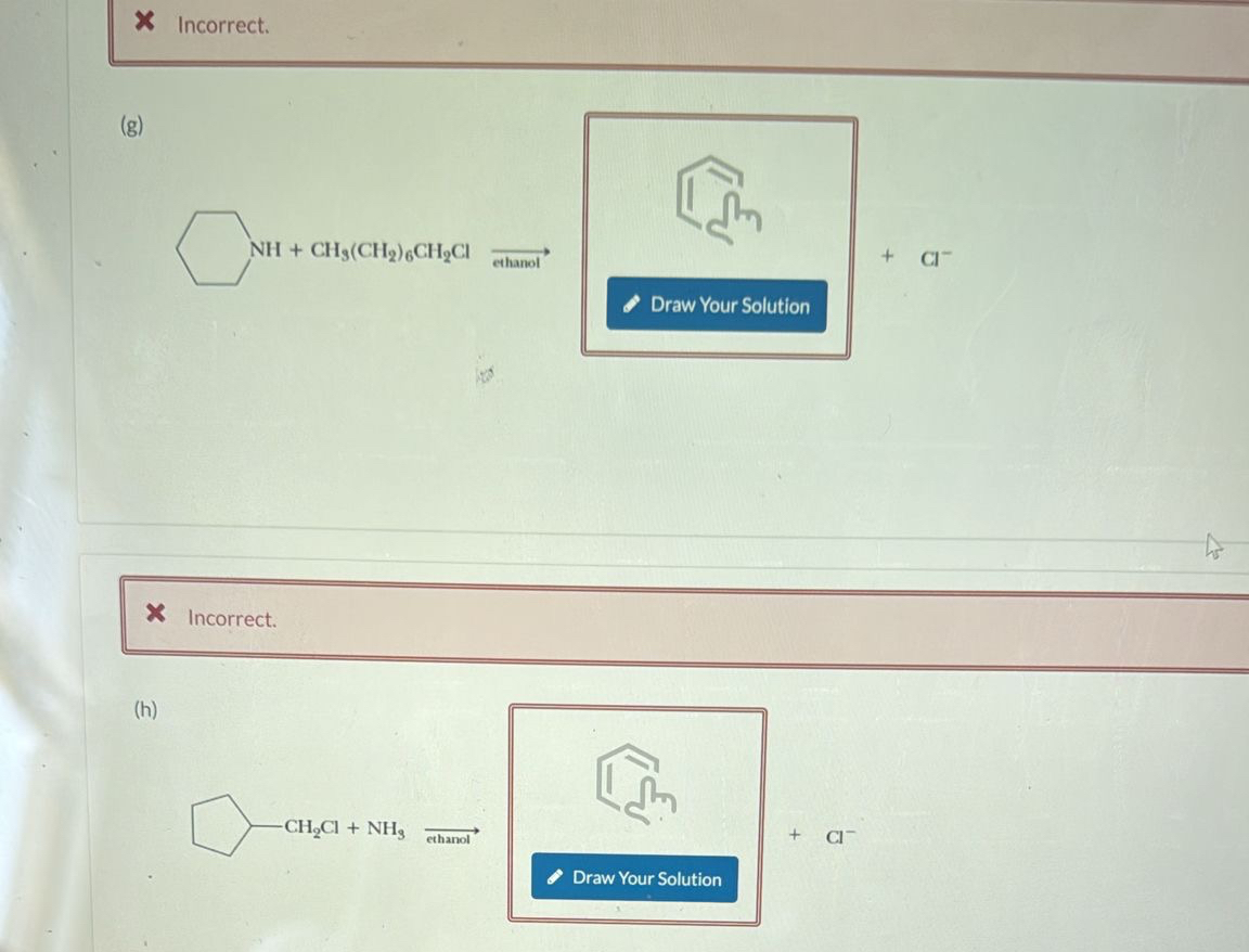 Solved X Incorrect.(g)X Incorrect.(h)+Draw Your Solution | Chegg.com