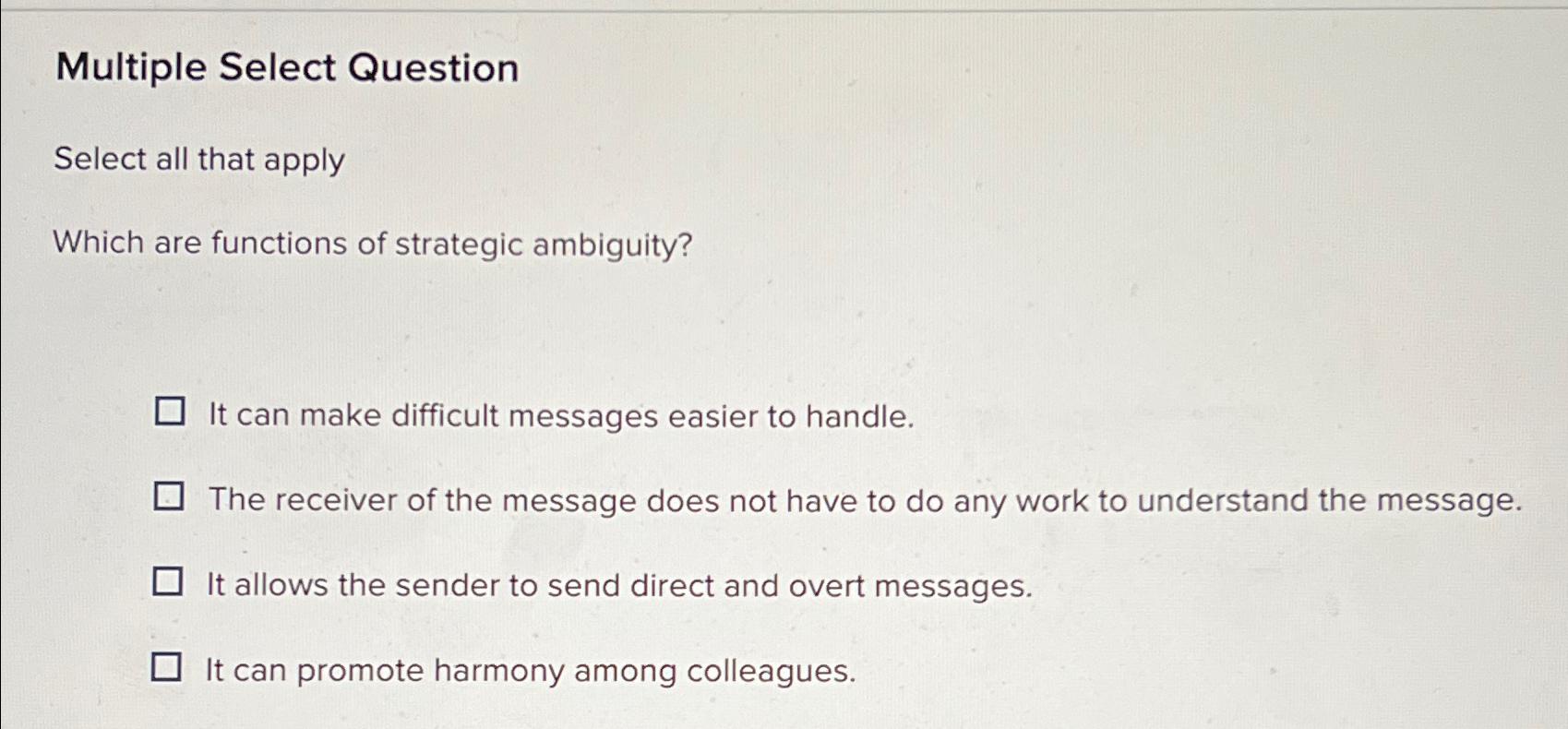 Solved Multiple Select QuestionSelect all that applyWhich | Chegg.com