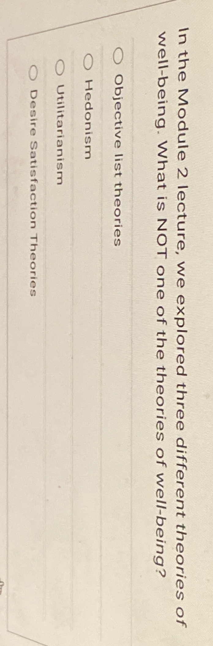 Solved In the Module 2 ﻿lecture, we explored three different | Chegg.com