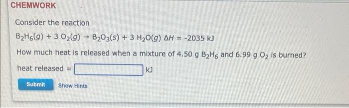 Solved Consider the reaction | Chegg.com