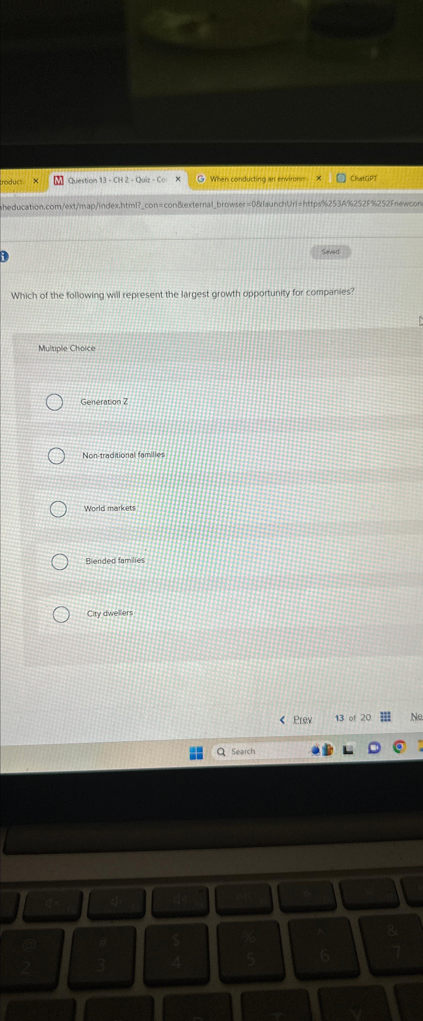 Solved Which of the following will represent the largest | Chegg.com