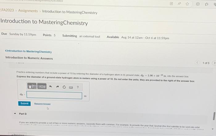 Solved 2.FA2023> Assignments > Introduction to | Chegg.com Solved 2.FA2023> Assignments > Introduction to | Chegg.com