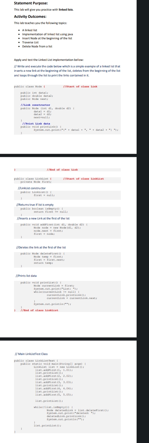 Solved Statement Purpose:This lab will give you practice | Chegg.com