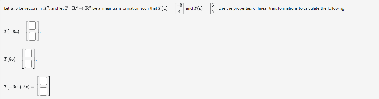 Solved Let u,v be vectors in R2, and let T:R2→R2 be a | Chegg.com Solved Let u,v be vectors in R2, and let T:R2→R2 be a | Chegg.com