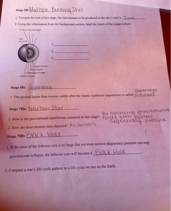 Solved question 2. in Stage 5h. and question 2 in Stage | Chegg.com