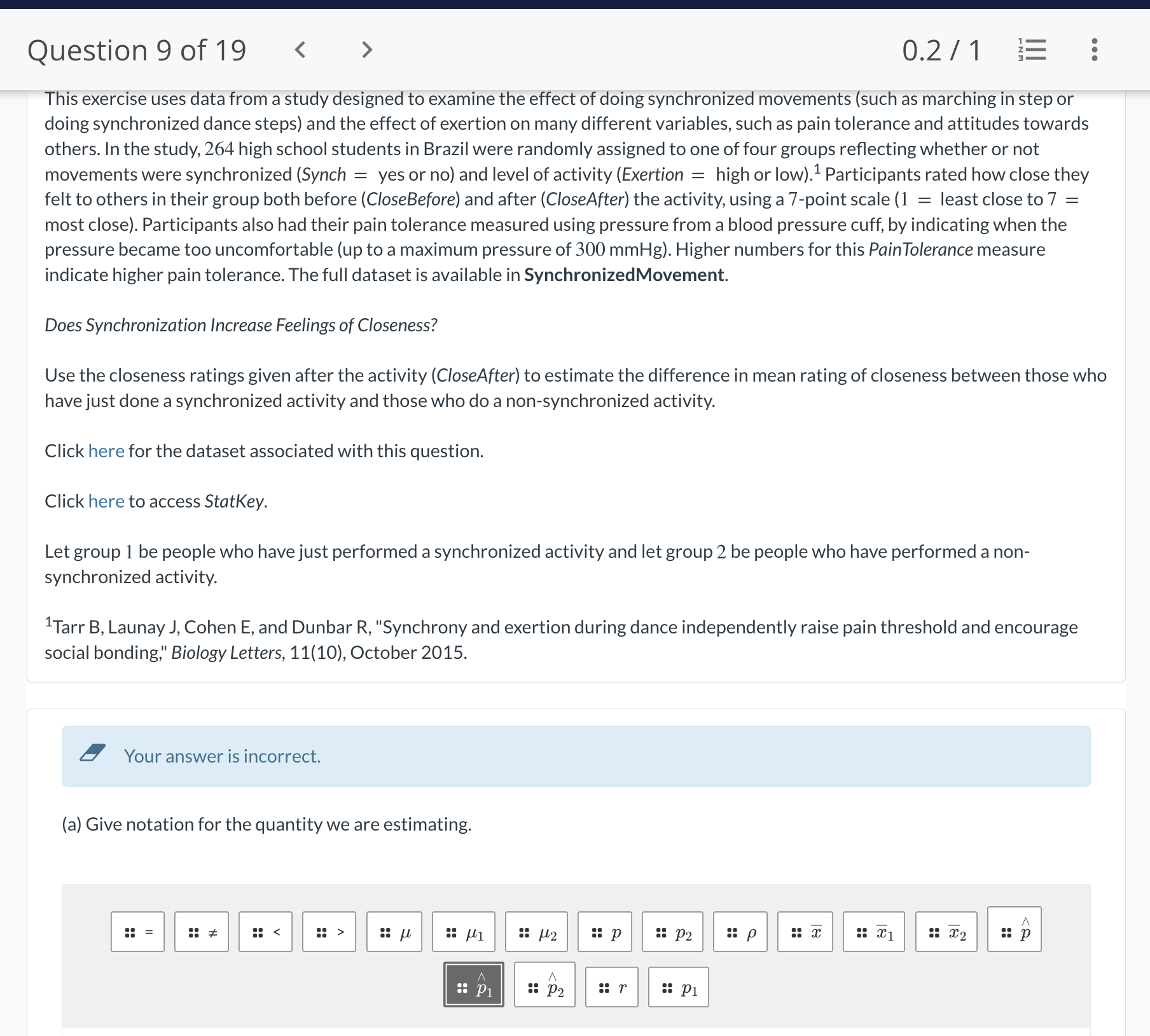 Solved (a) ﻿Give notation for the quantity we are | Chegg.com