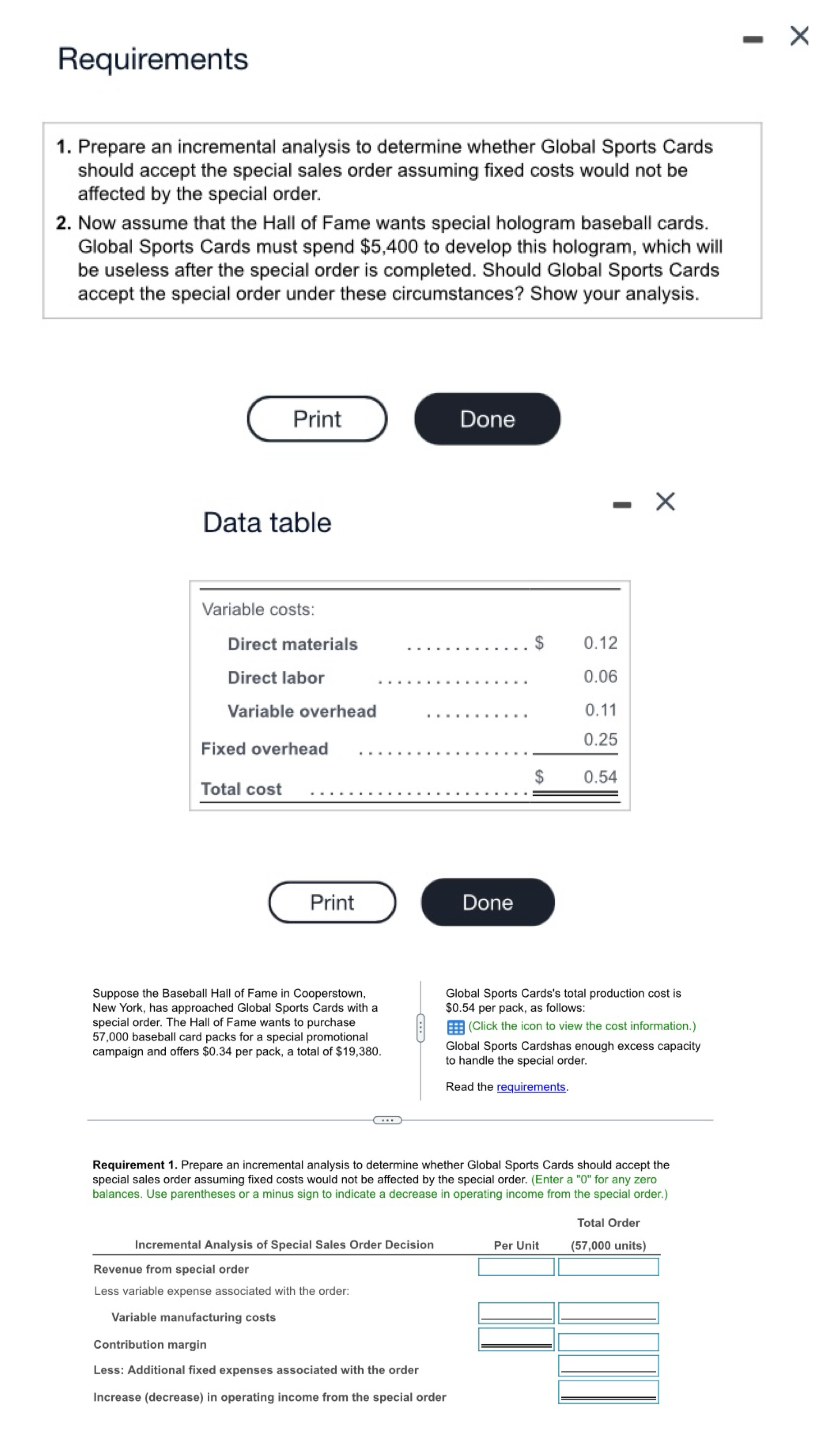Solved Prepare an incremental analysis to determine whether | Chegg.com