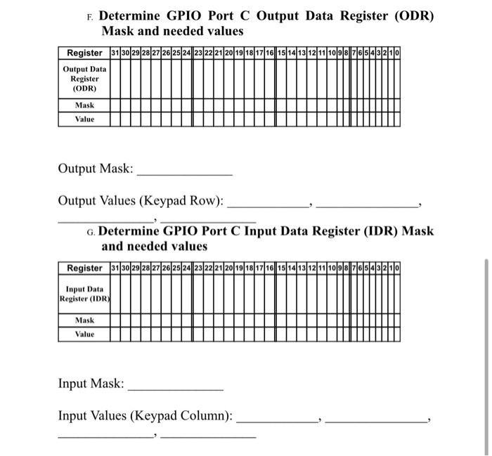 3. Initialize the Ports A. Enable the clock for GPIO | Chegg.com