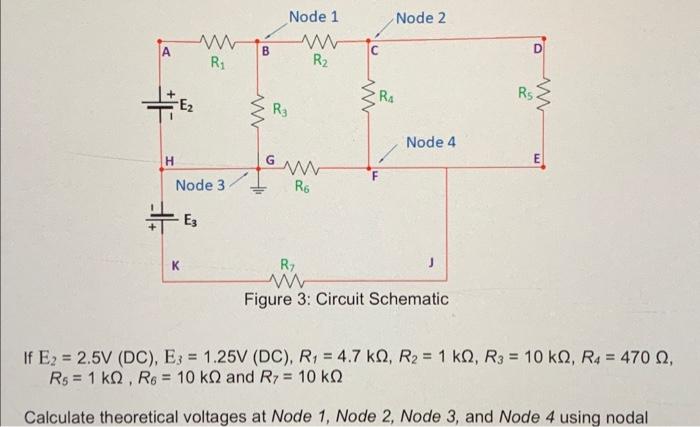 Solved If E2=2.5 V(DC),E3=1.25 | Chegg.com