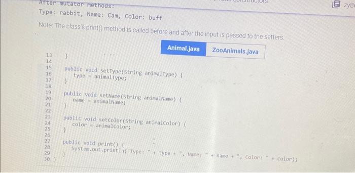 Solved In the class defiaition, initialize the private | Chegg.com