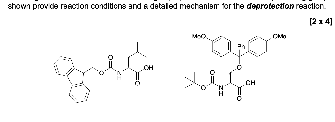 Solved Protecting groups are an important part of the | Chegg.com