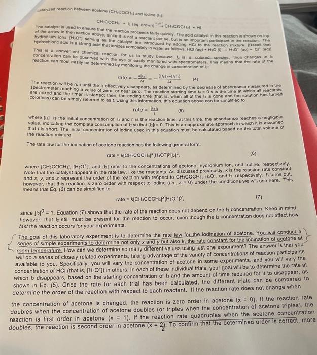 Prelab assignment: In addition to writing the usual | Chegg.com