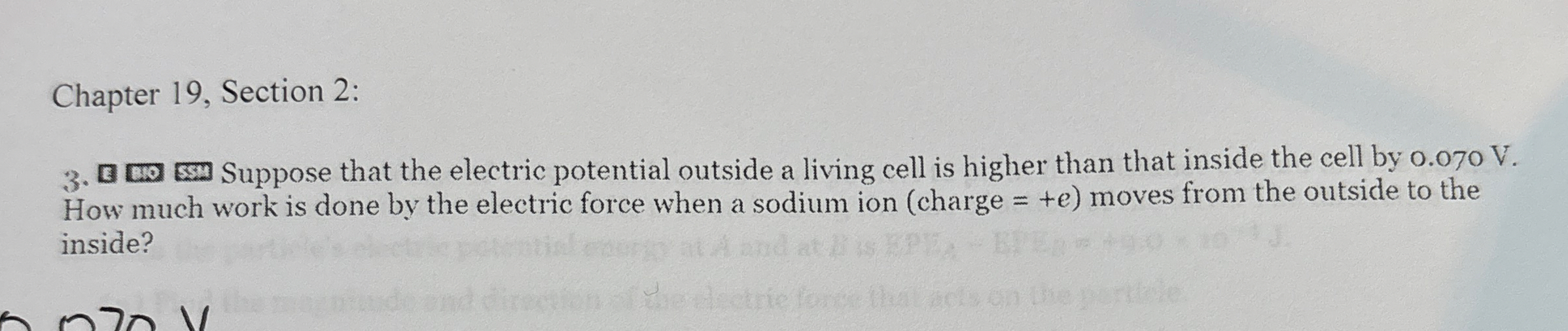 Solved Chapter 19, ﻿Section 2: How much work is done by the | Chegg.com