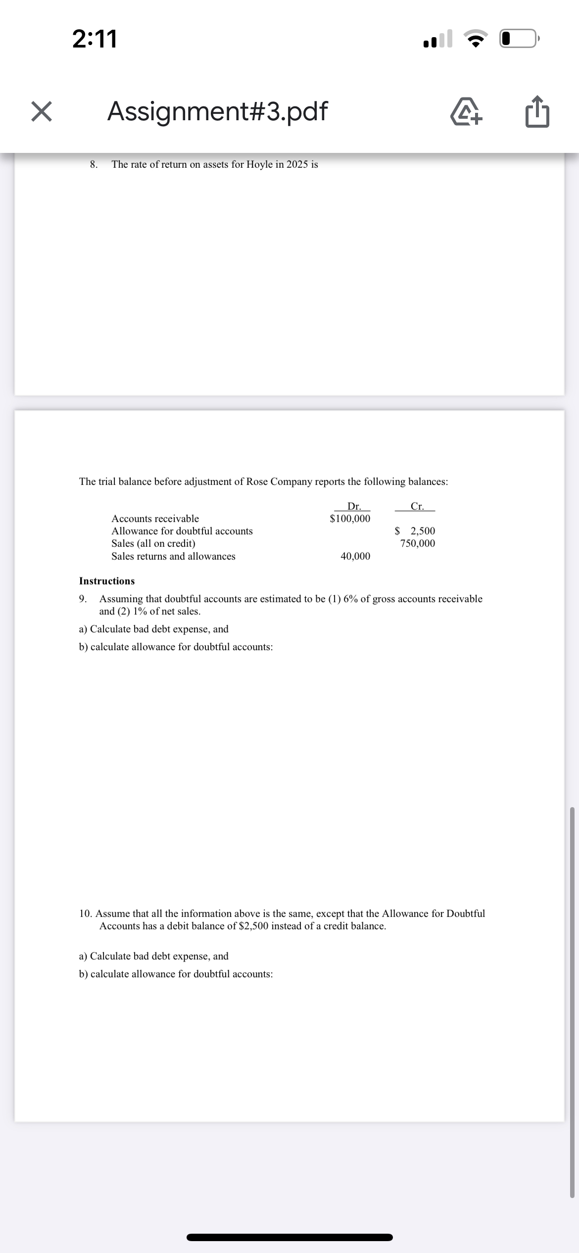 Solved The trial balance before adjustment of Rose Company | Chegg.com