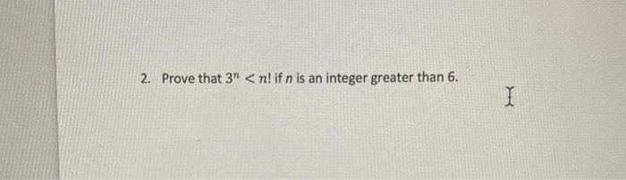 Solved 1+6+11+16+⋯⋯+(5n−4)=2n(5n−3)2. Prove that 3n | Chegg.com