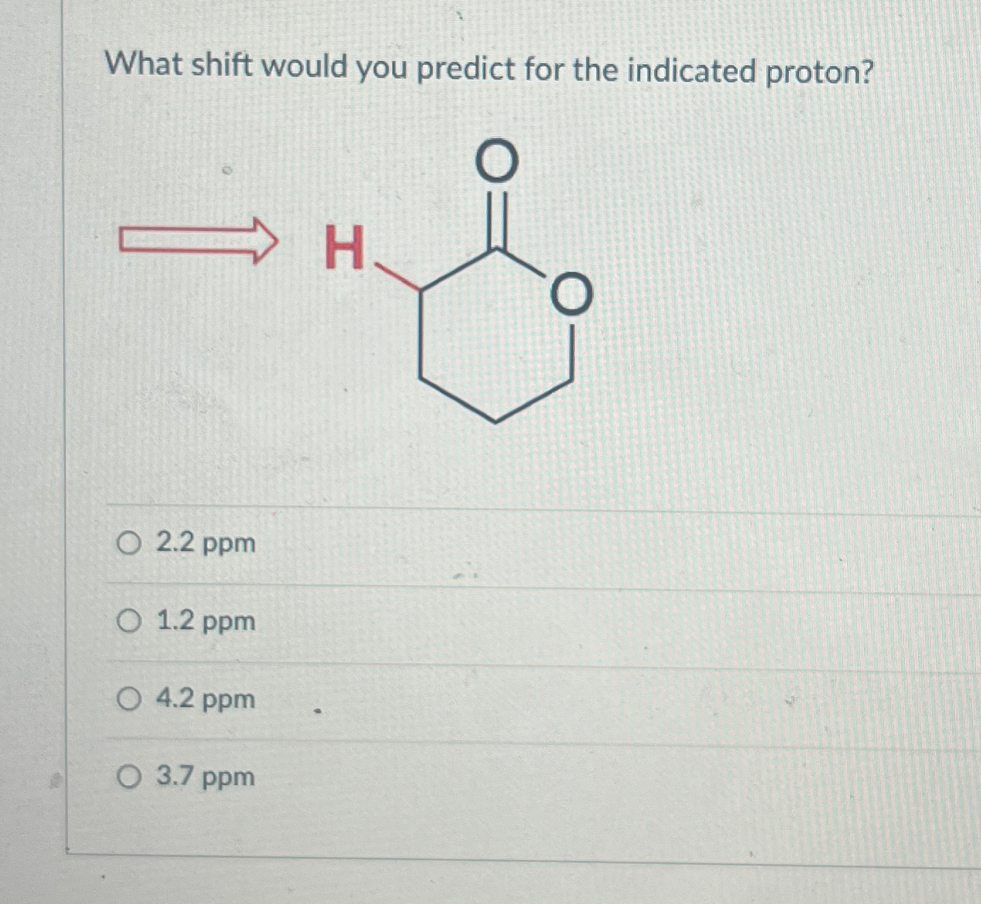 Solved What shift would you predict for the indicated | Chegg.com