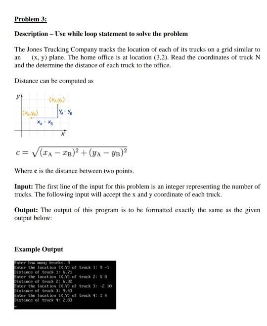 Solved Problem 3 Description Use While Loop Statement To 