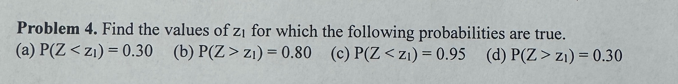 Solved Problem 4. ﻿Find the values of z1 ﻿for which the | Chegg.com