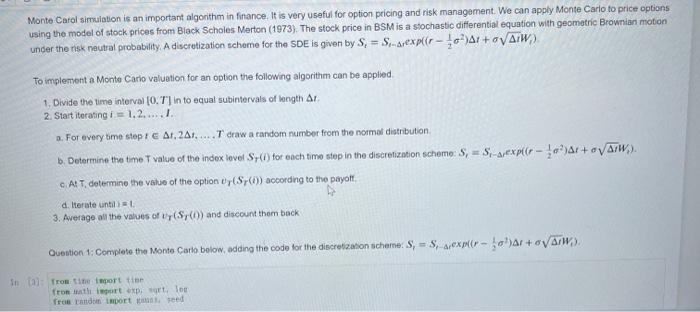 hi, please solve this problem in jupyter notebook. | Chegg.com
