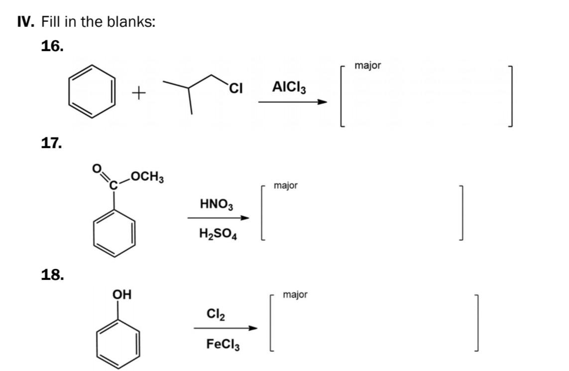 Solved IV. Fill in the blanks: 16. 17. 18.Choose the correct | Chegg.com