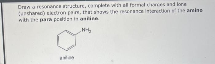 Solved Draw a resonance structure, complete with all formal | Chegg.com