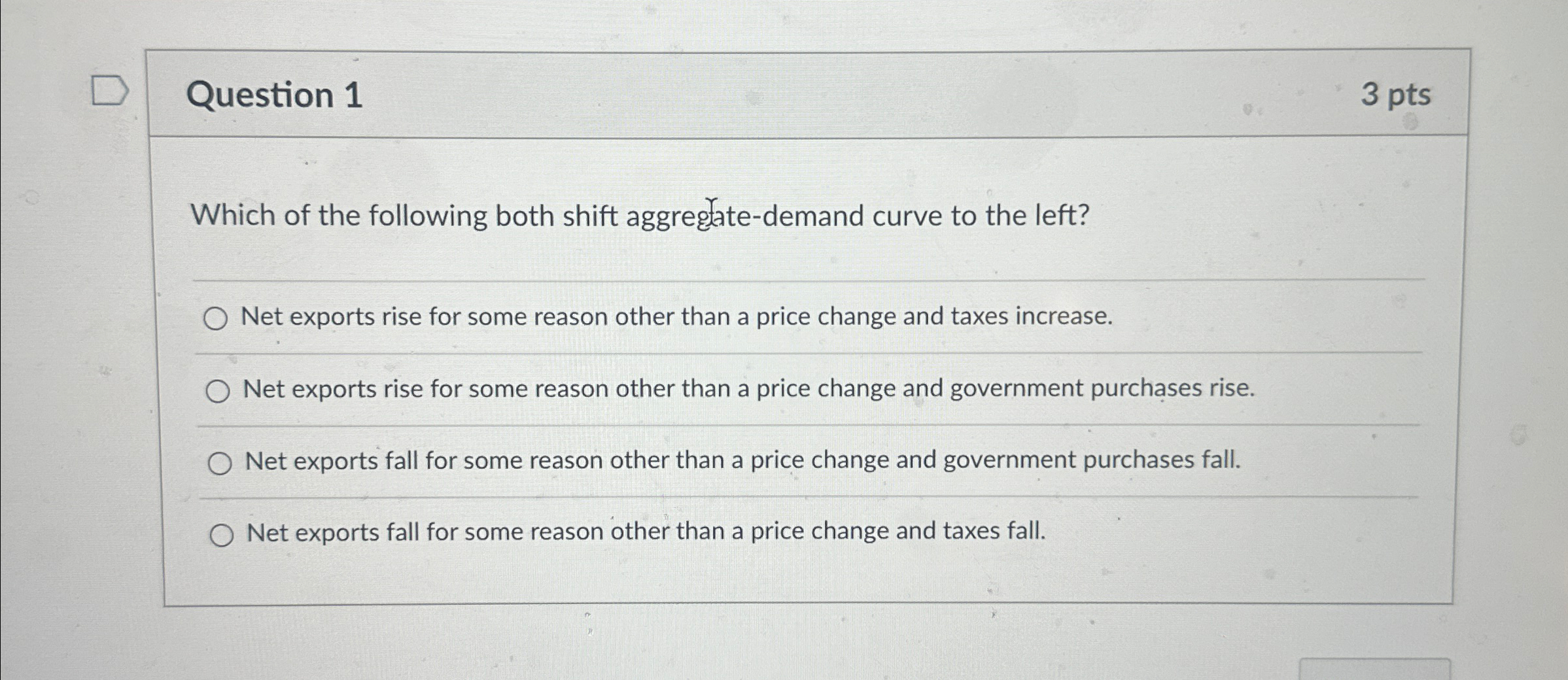 Solved Question 13ptsWhich of the following both shift | Chegg.com