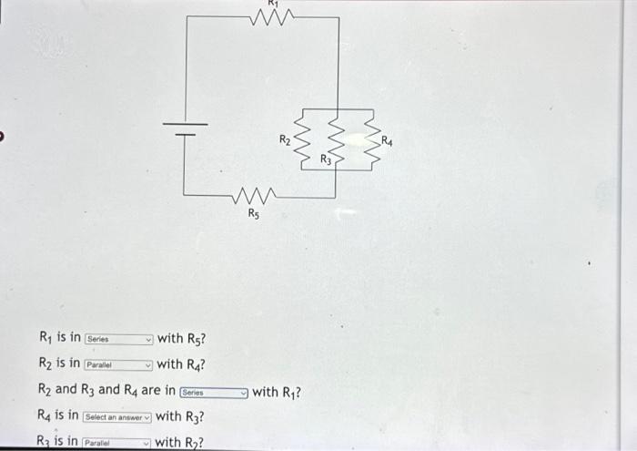 Solved R1 is in R2 is in R2 and R3 and R4 are in R5 ? R4 is | Chegg.com
