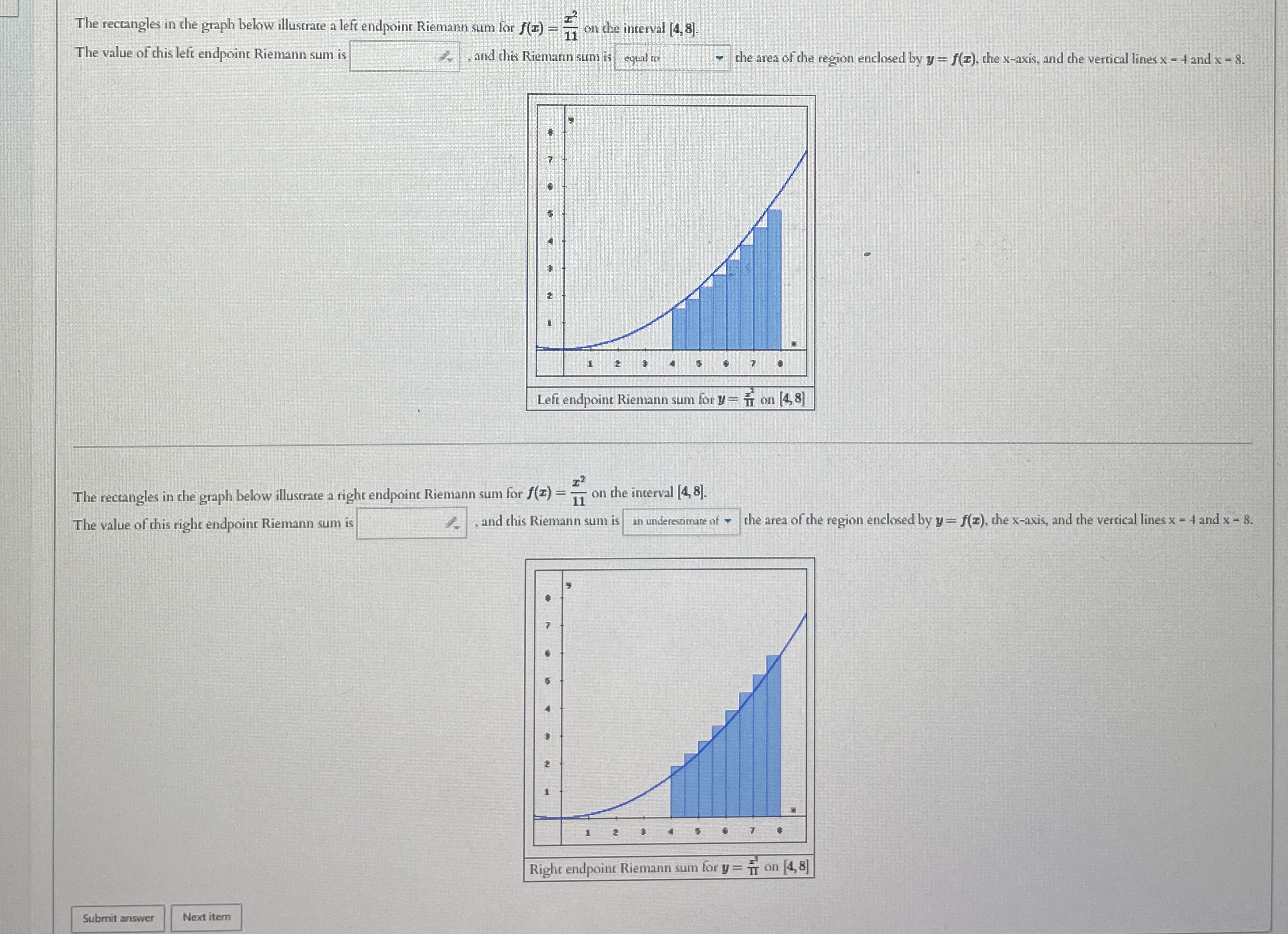 Solved The reccangles in the graph below illustrate a left | Chegg.com