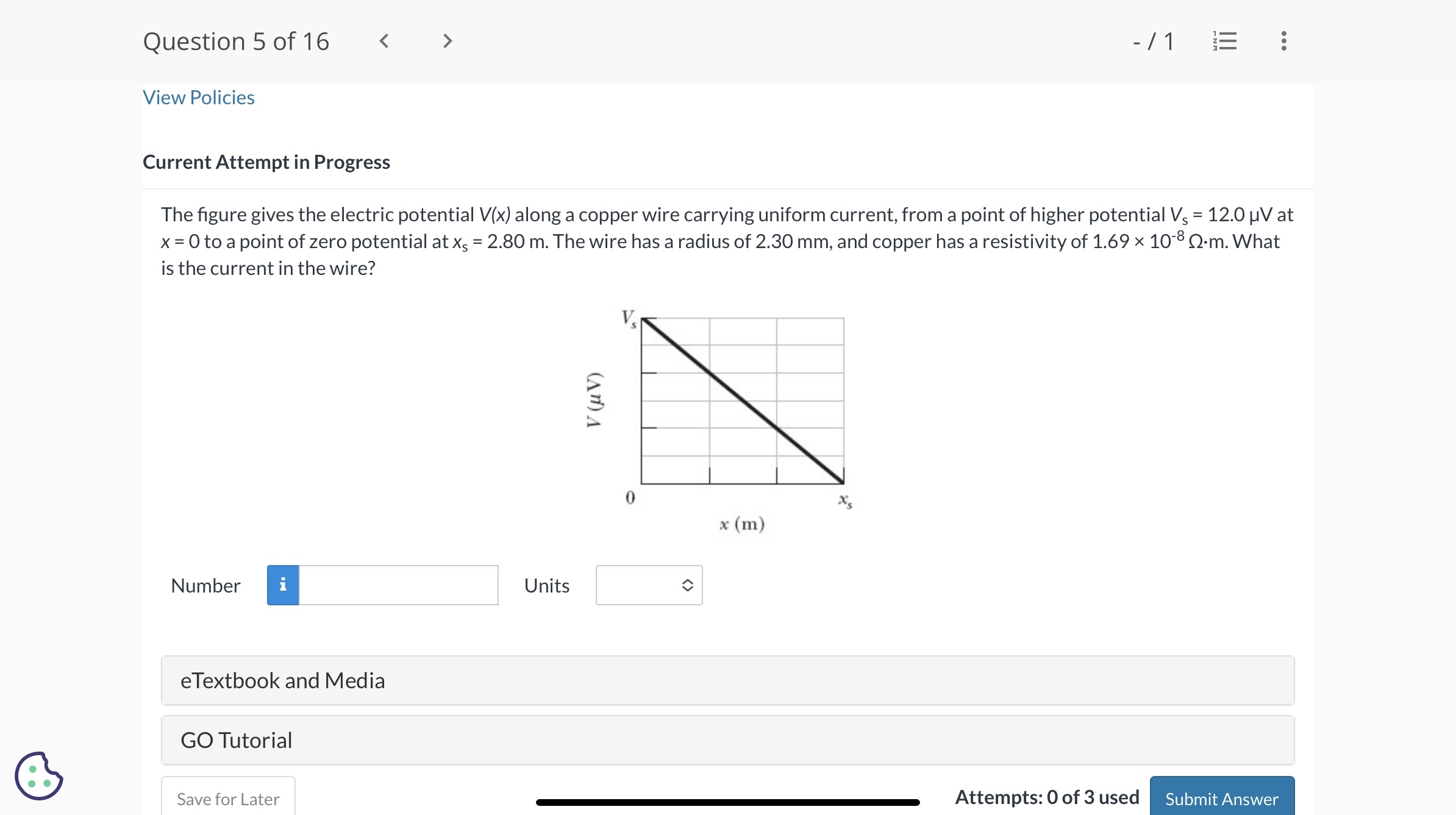 Solved Question 5 ﻿of 16View PoliciesCurrent Attempt in | Chegg.com