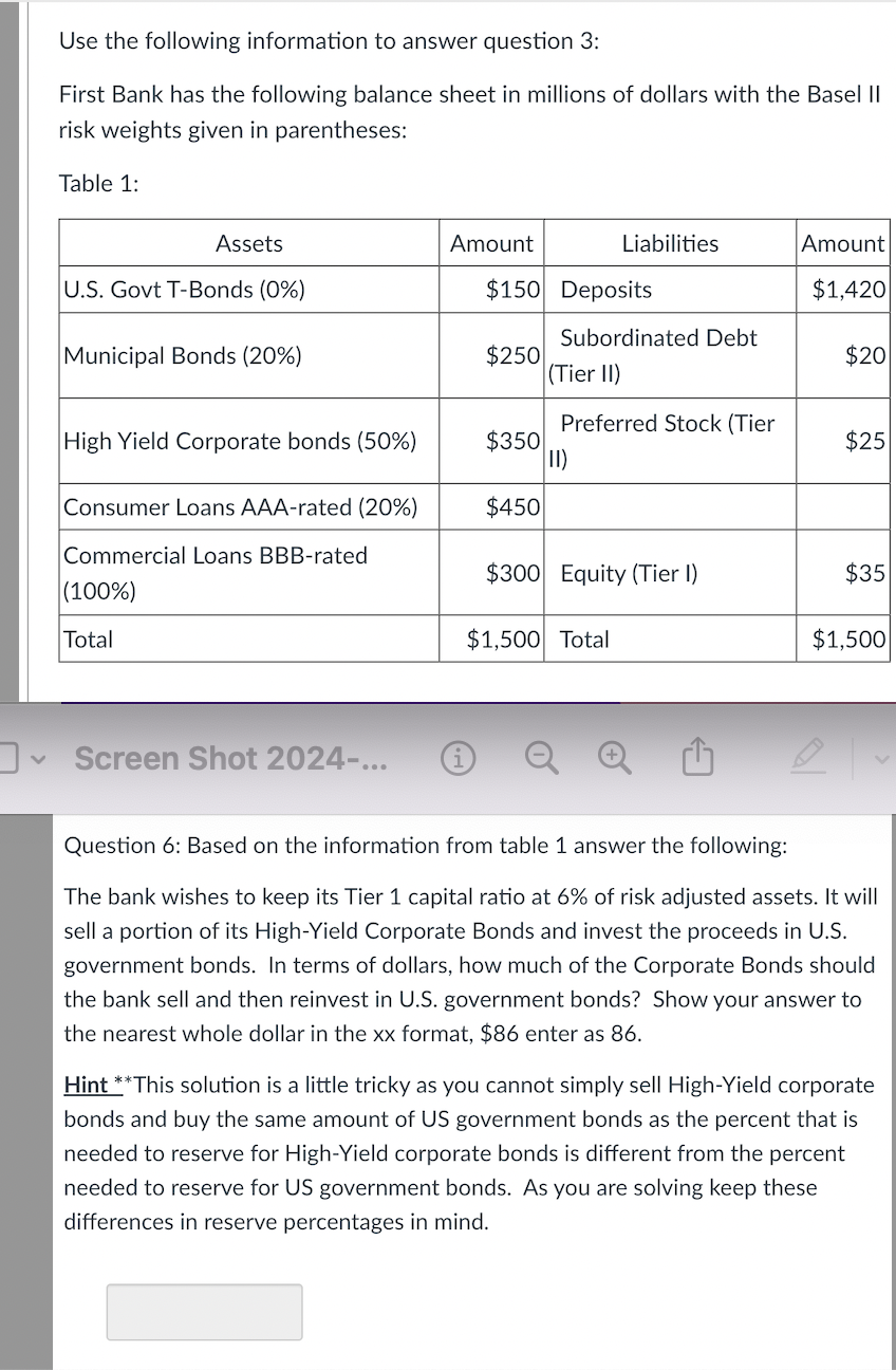 Solved Using the information from the first screenshot, | Chegg.com