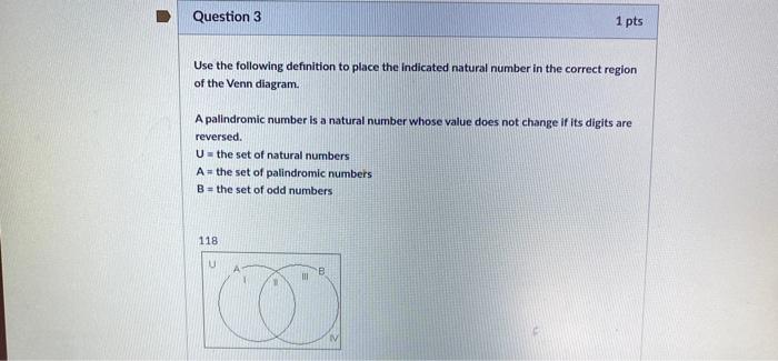 Solved Question 3 1 pts Use the following definition to | Chegg.com