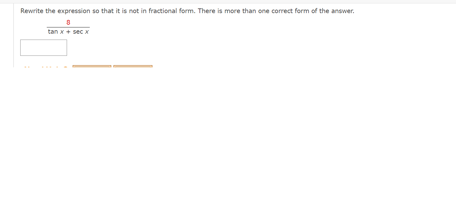 Solved Rewrite the expression so that it is not in | Chegg.com