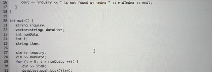Solved String Inquiry And Integer Numdata Are Read From 6283