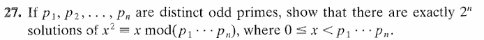 Solved If p1,p2,dots,pn ﻿are distinct odd primes, show that | Chegg.com