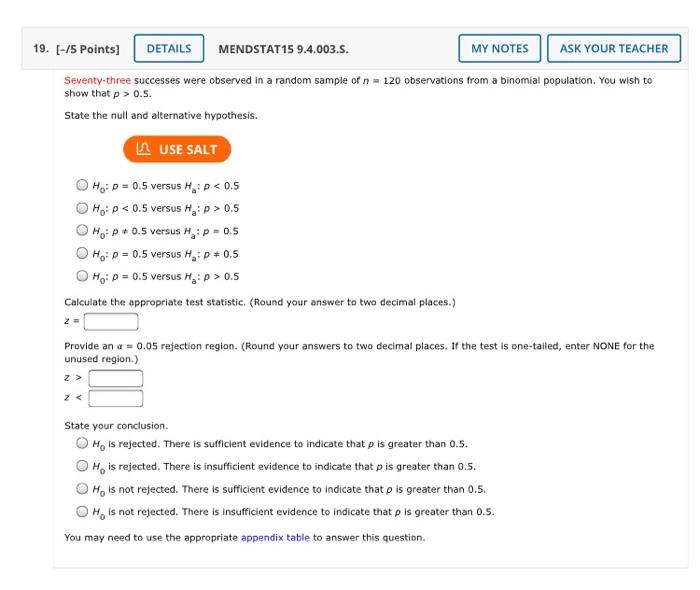 Solved 19. [-15 Points) DETAILS MENDSTAT15 9.4.003.S. MY | Chegg.com Solved 19. [-15 Points) DETAILS MENDSTAT15 9.4.003.S. MY | Chegg.com