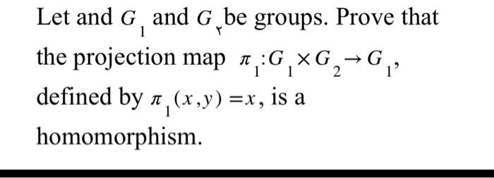 Solved Let and G1 and Gr be groups. Prove that the | Chegg.com