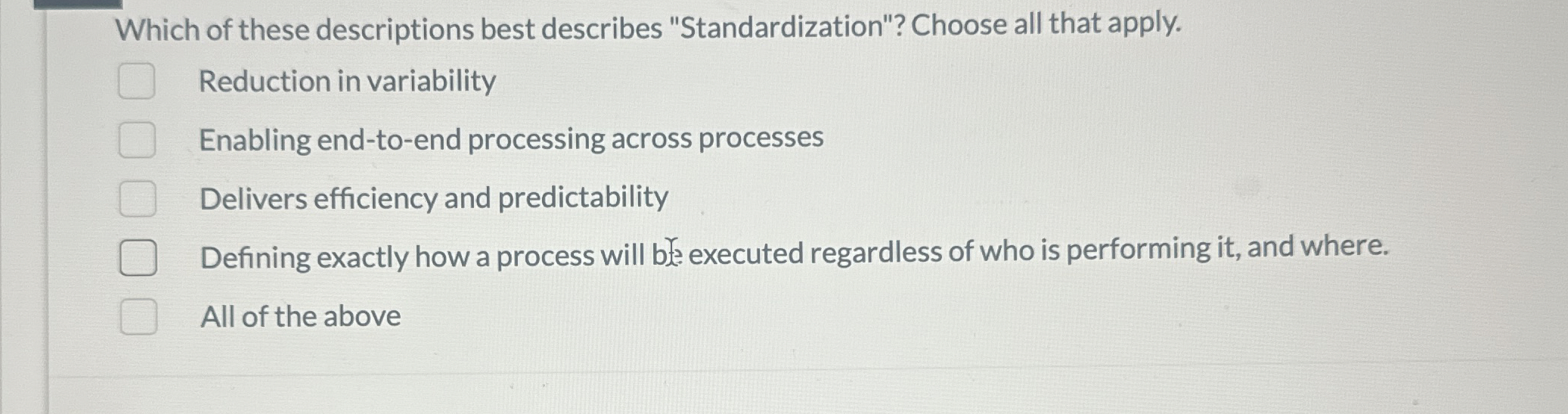Solved Which of these descriptions best describes | Chegg.com