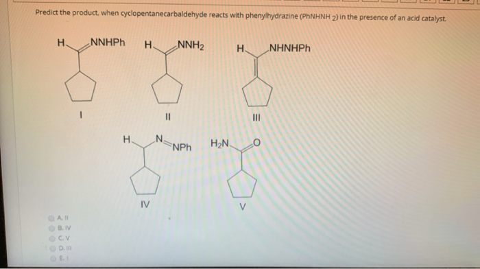 Solved Question 6 Predict the product for the following | Chegg.com