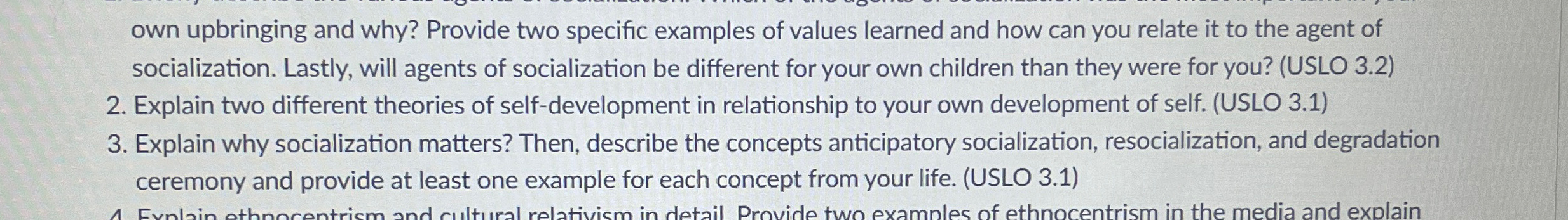 Solved Explain two different theories of self-development in | Chegg.com