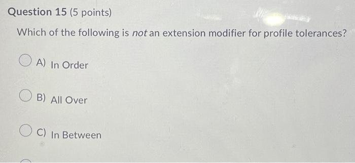 Solved Which of the following is not an extension modifier | Chegg.com