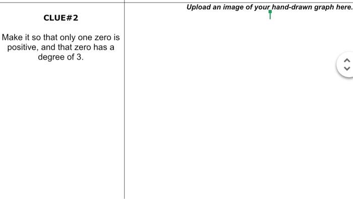 Solved create a graph and fucnction for each clue. then | Chegg.com