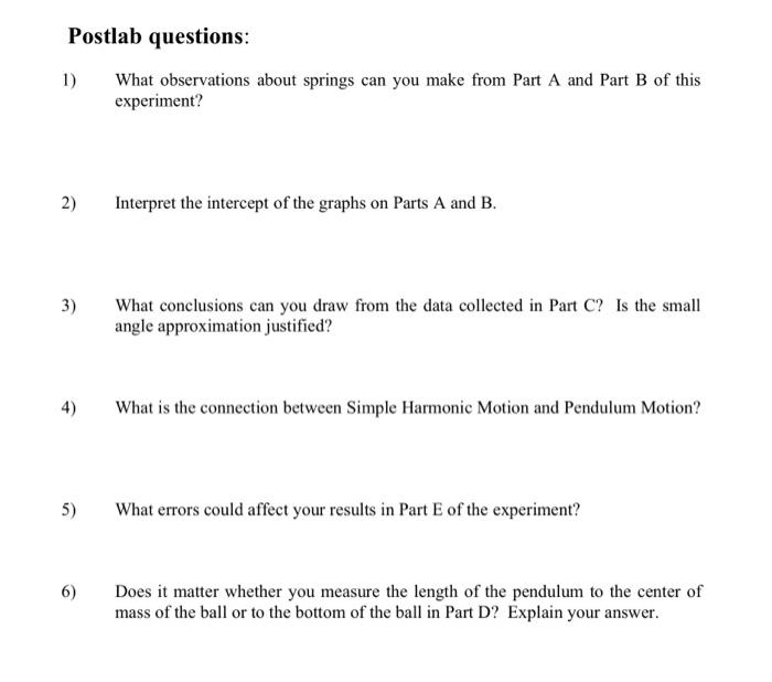 Laboratory Slope of Graph: Spring Constant: | Chegg.com