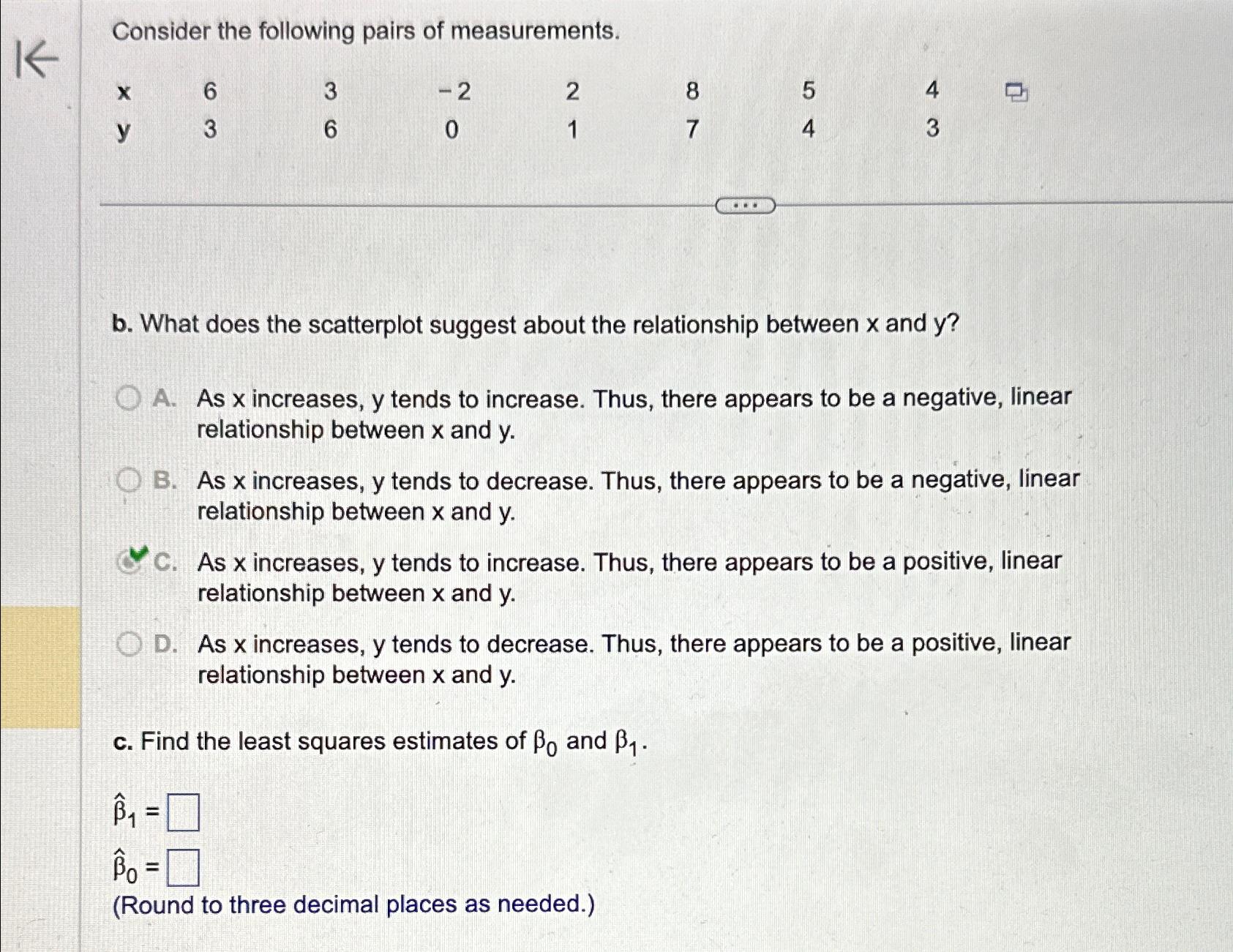 Solved Consider the following pairs of | Chegg.com