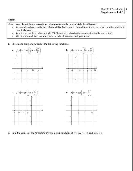 Solved \begin{tabular}{l|l} Math I15 Precalculus & 1 \\ | Chegg.com