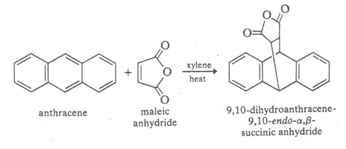 Solved + xylene heat anthracene maleic anhydride | Chegg.com