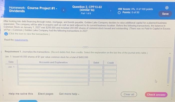 Solved Homework: Course Project #1 - Dividends Question 2, | Chegg.com