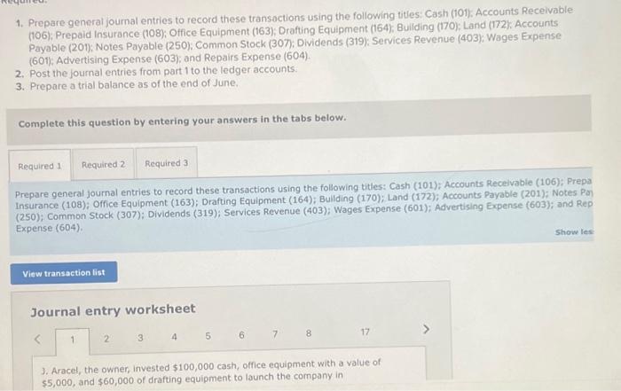 Problem 2-2A (Static) Preparing and posting journal | Chegg.com
