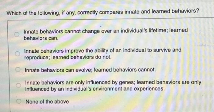 Solved Which of the following, if any, correctly compares | Chegg.com